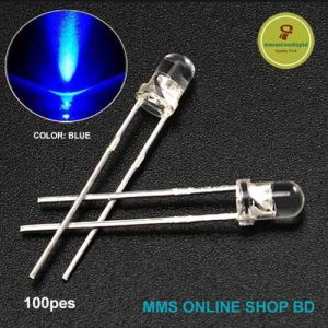 100Pcs- 3mm LED Diode color blue – MMS Online Shop BD