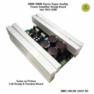 Stereo Amplifier Full Ready & Checked Board 1943+5200 High 400W ...