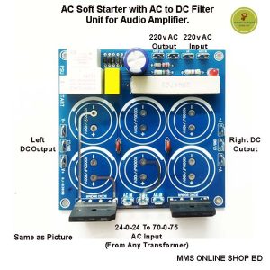220v AC Soft Starter with Transformer output AC to DC(Duel Output ...