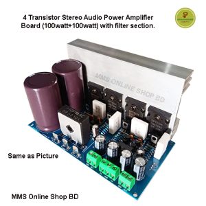 Stereo Amplifier Ready Board 1943+5200 High (100W+100W) Amplifier Board ...